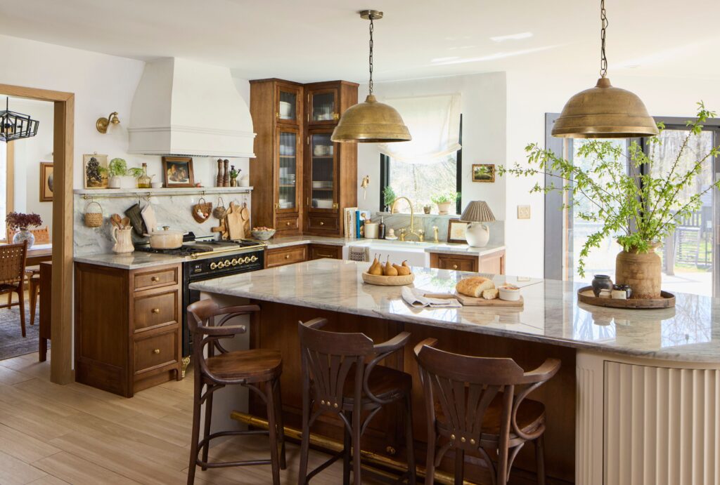 European-Inspired Kitchen Is Cozy, Welcoming, and Features Smart ...