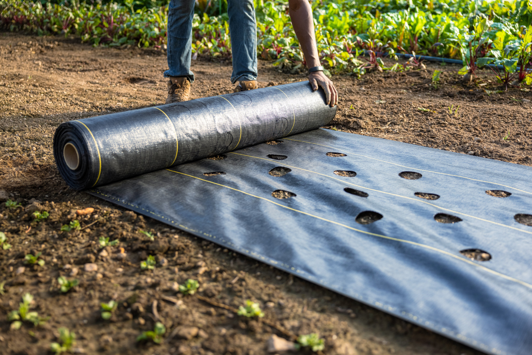 How to Install Landscape Fabric for Weed Control? - Treeier